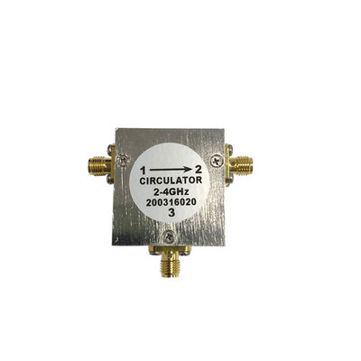 4GHZ SMF Female Mini RF Circulator Isolator Transmit Electromagnetic Wave